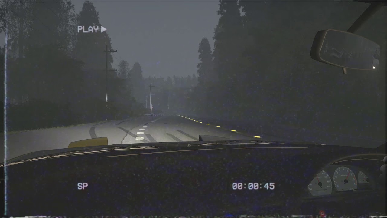 Night Touge Drifiting w/Passenger View and Traffic - YouTube