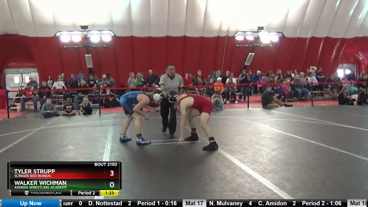 Cadet 132 Tyler Strupp Slinger Red Rhinos Vs Walker Wichman Askren ...