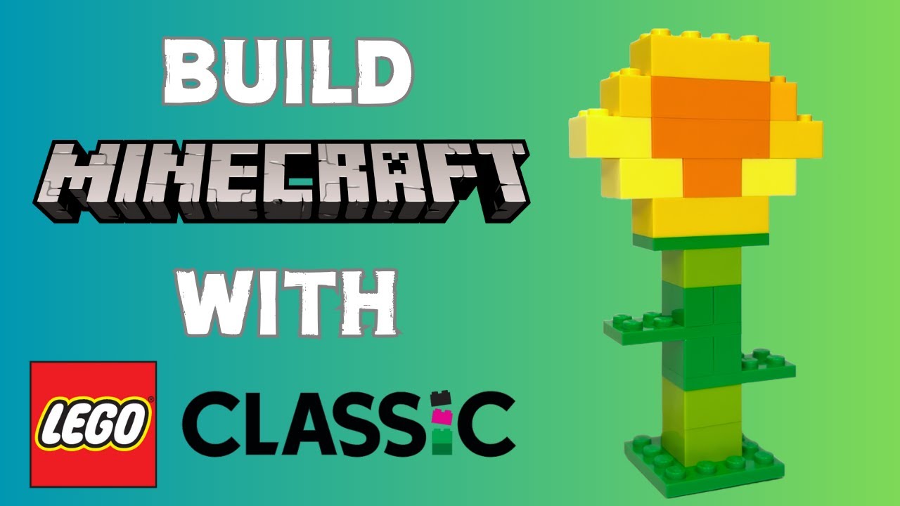 How to build a Minecraft Sunflower with Lego Classic #lego - YouTube