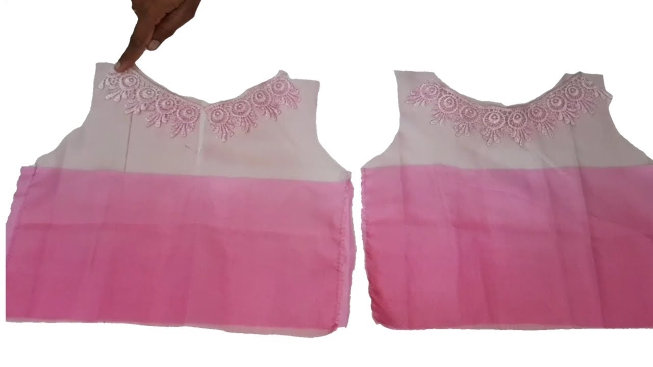 Designer Frock cutting and Stitching Full Tutorial for baby Girl // by ...