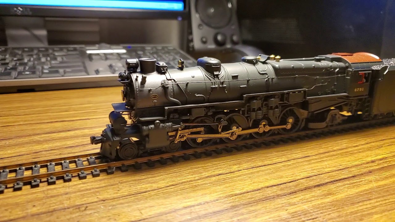 Broadway Limited Blueline PRR M1b Mountain #6791 - YouTube