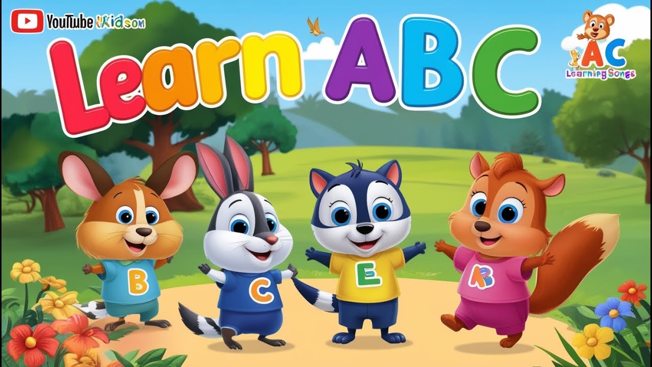 Learn ABC with Fun Animals | ABC Learning Song for Kids - YouTube