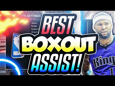 BEST BOXOUT ASSIST FOR SNAGGING MY SECRET BOXOUT??-NBA 2K17 - YouTube