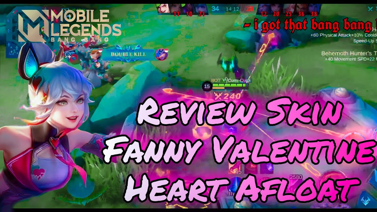 Review Skin Fanny Terbaru || Heart Afloat Fanny Valentine || Ketemu Top ...