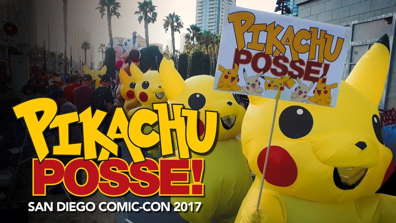 Pikachu Posse @ San Diego Comic Con! - YouTube