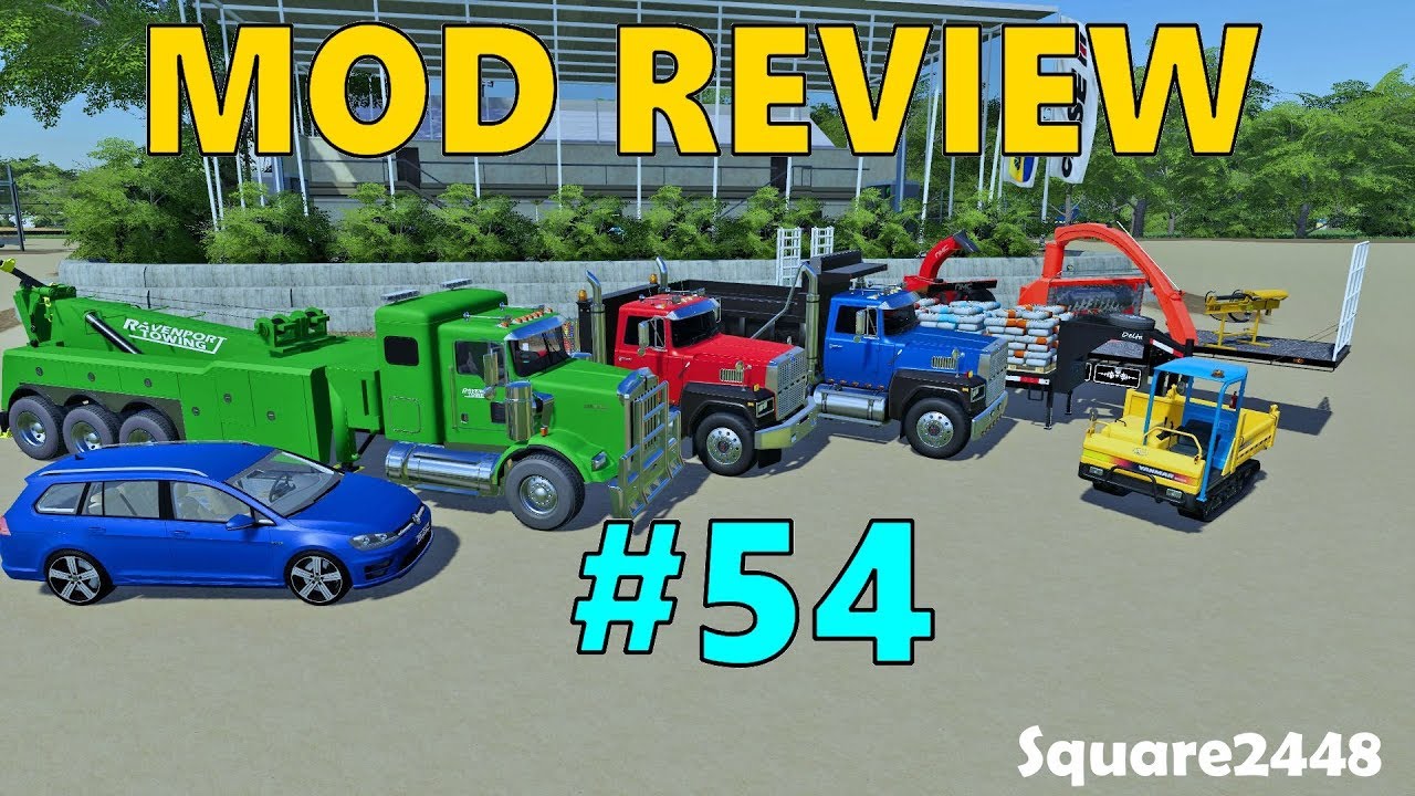 Farming Simulator 19 Mod Review #54 Heavy Wrecker, Ford LTL 9000, Snow ...