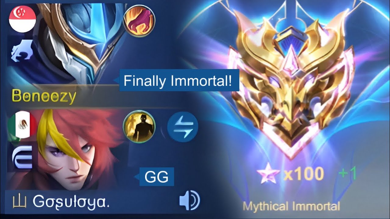 Last Match To Immortal Using Gus (Gusion Gets Buffed?) - YouTube