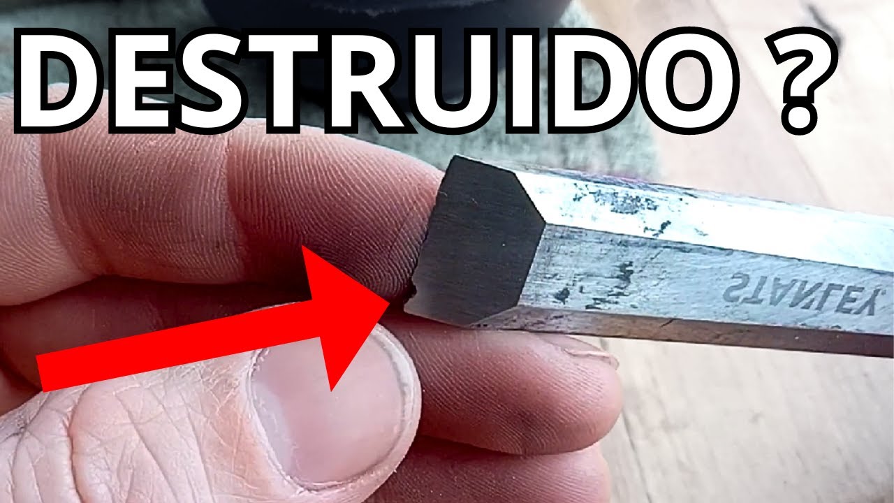 COMO REPARAR Y AFILAR UN FORMÓN - YouTube