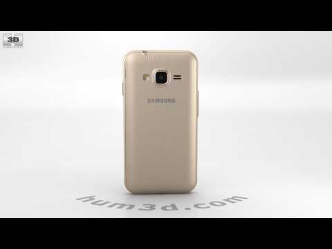 Samsung Galaxy J1 Mini Prime Gold 3D model by 3DModels.org