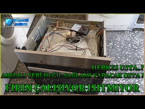 Arçelik Ankastre Fırın Çalışıyor ISITMIYOR ! Arıza Nerede Taze Usta NE Demiş !- Çakır Soğutma Konya