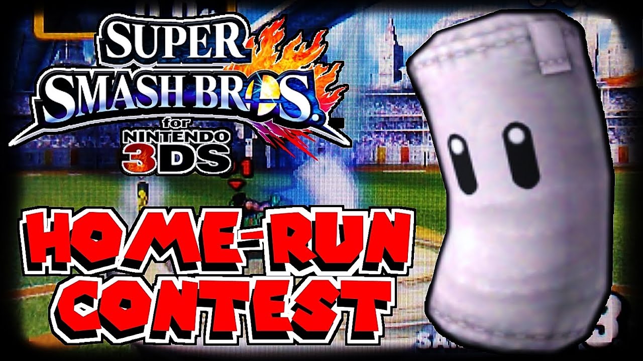 Super Smash Bros 3DS - home-run contest - YouTube