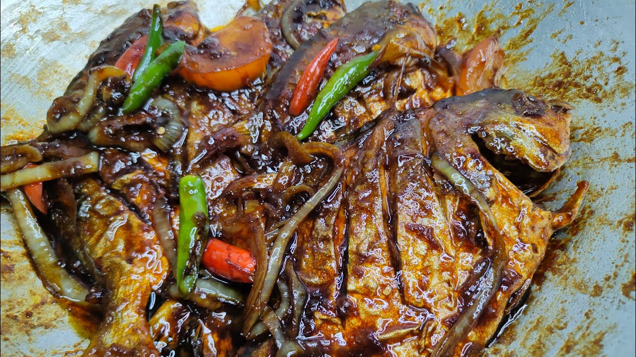 IKAN BAWAL MASAK KICAP MUDAH DAN SEDAP - YouTube