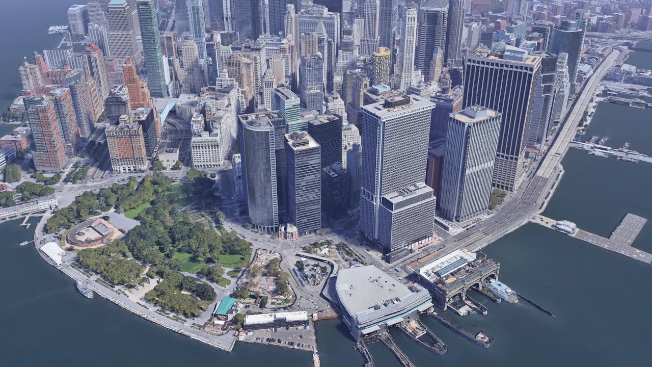 New York City / Google Maps 3d exported to Lightwave. - YouTube
