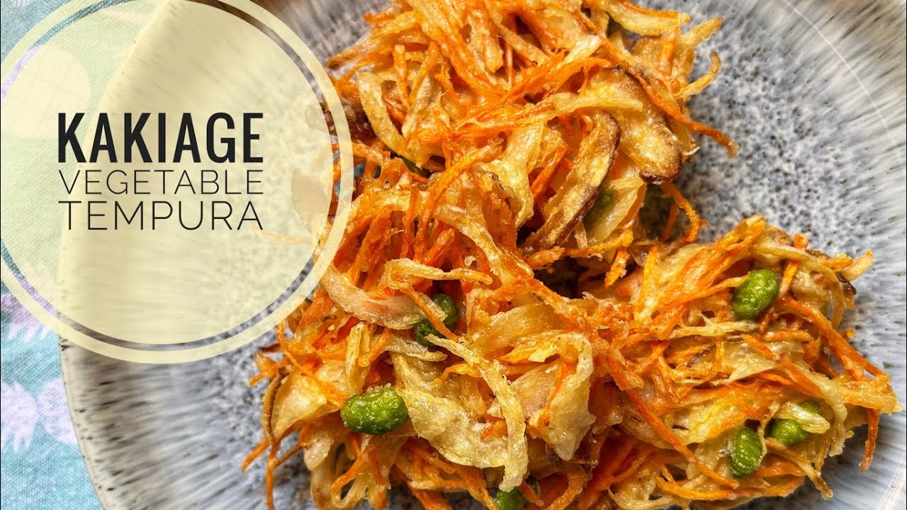 Kakiage Vegetable Tempura (Trader Joe’s Vegetable Bird’s Nests ...