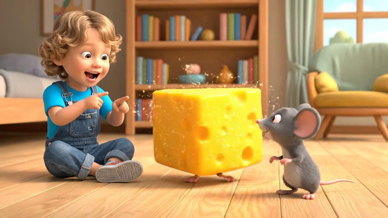 Little Mouse Chased the Dancing Cheese | Kids Songs and Nursery Rhymes ...