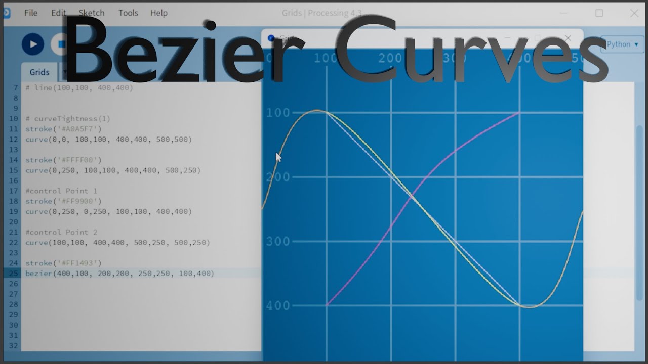 Draw Curves via Python: Part 5 - YouTube