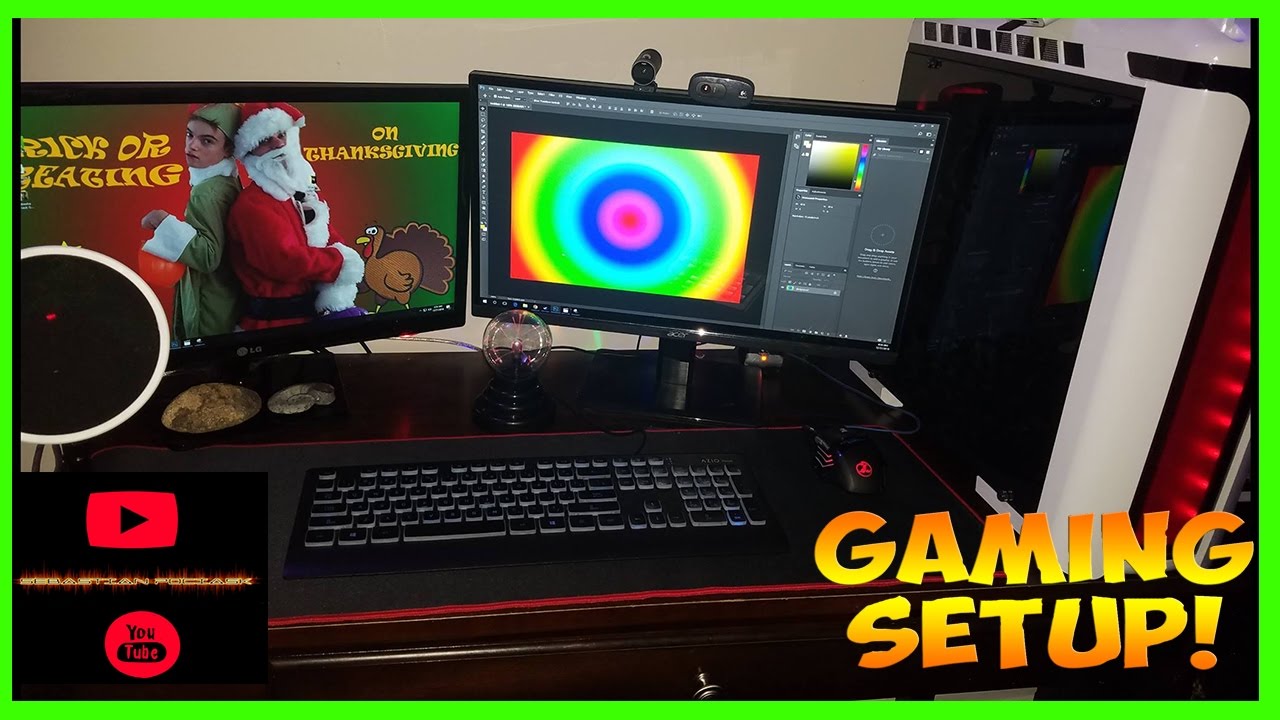 Gaming Set-up/Room Tour!!! 2K Subscribers!!! (PC REVEAL) - YouTube