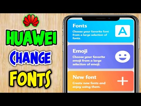 How To Change Font Style On Huawei Mobile Phones | Huawei Y9a, Y9s and ...