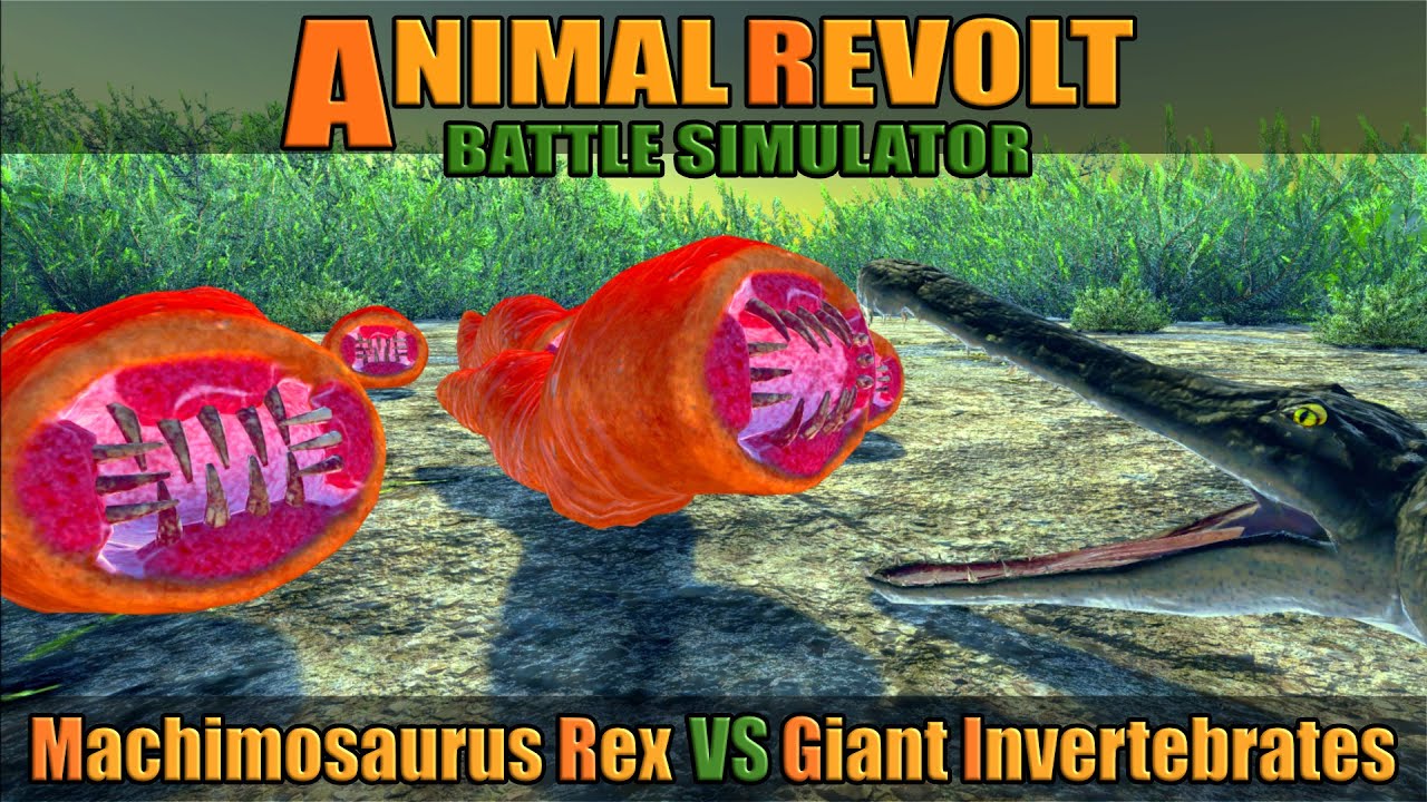 Machimosaurus Rex vs Giant Invertebrates - Animal Revolt Battle ...