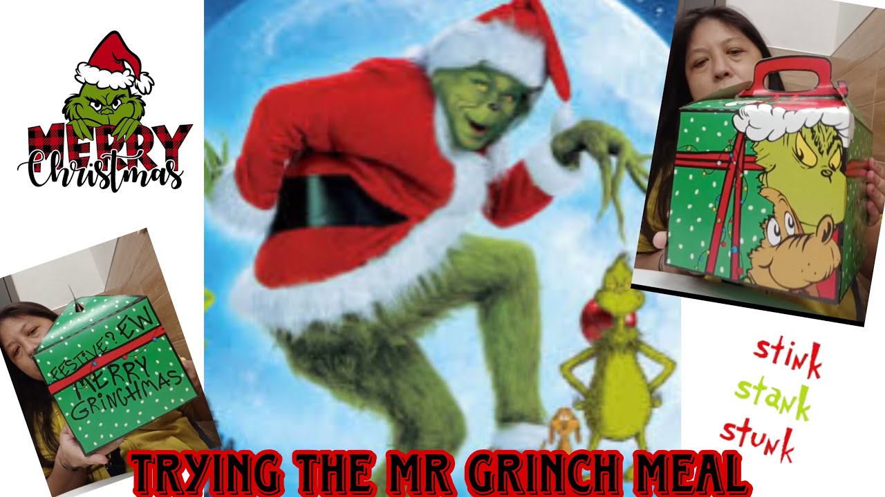 Trying the grinch meal is it gross or bussin vlogmas day 8 - YouTube