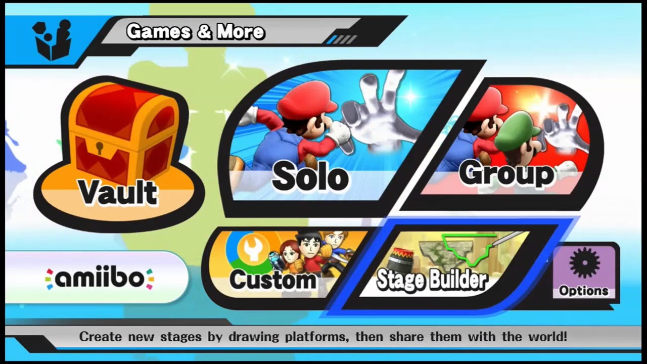 Super Smash Bros - Wii U - Stage Builder - Create - YouTube