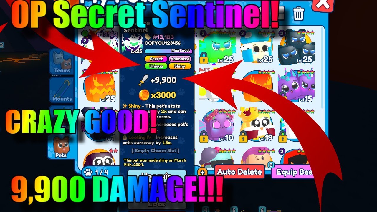 Roblox Pet Catchers I Completed ALL 30 Quests And Got The Sentinel ...