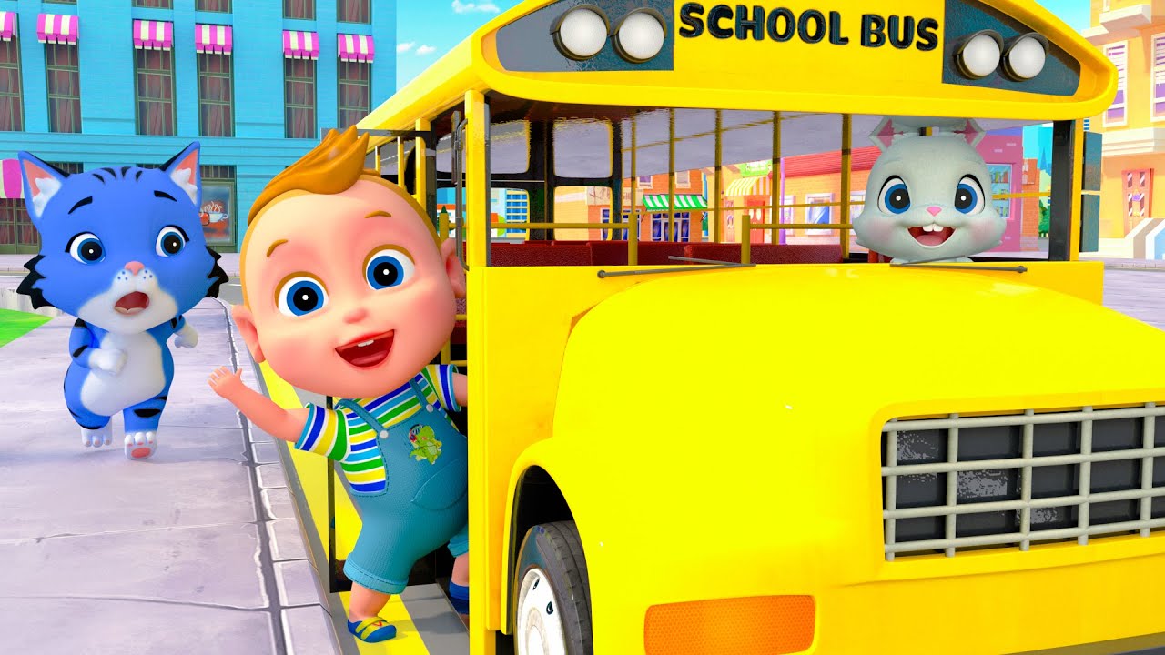 The Wheel On The Bus | Super Sumo Nursery Rhymes & Kids Songs - YouTube