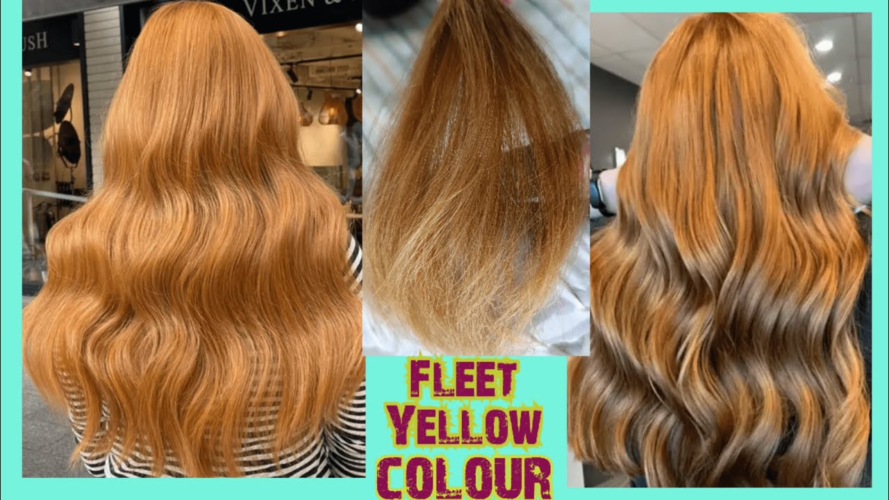 Fleet Yellow colour kaise kare | कलर करने का सबसे आसान तरीका | fashion ...