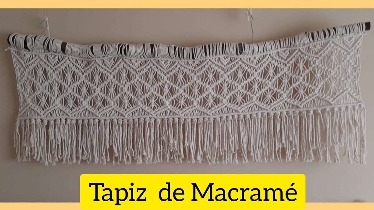 Macrame wall hanging *2 / Tapiz de Macramé / Macrame tapestry ...