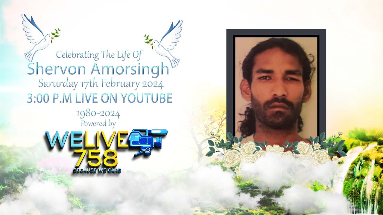 CELEBRATING THE LIFE OF Shervon Amorsingh - YouTube