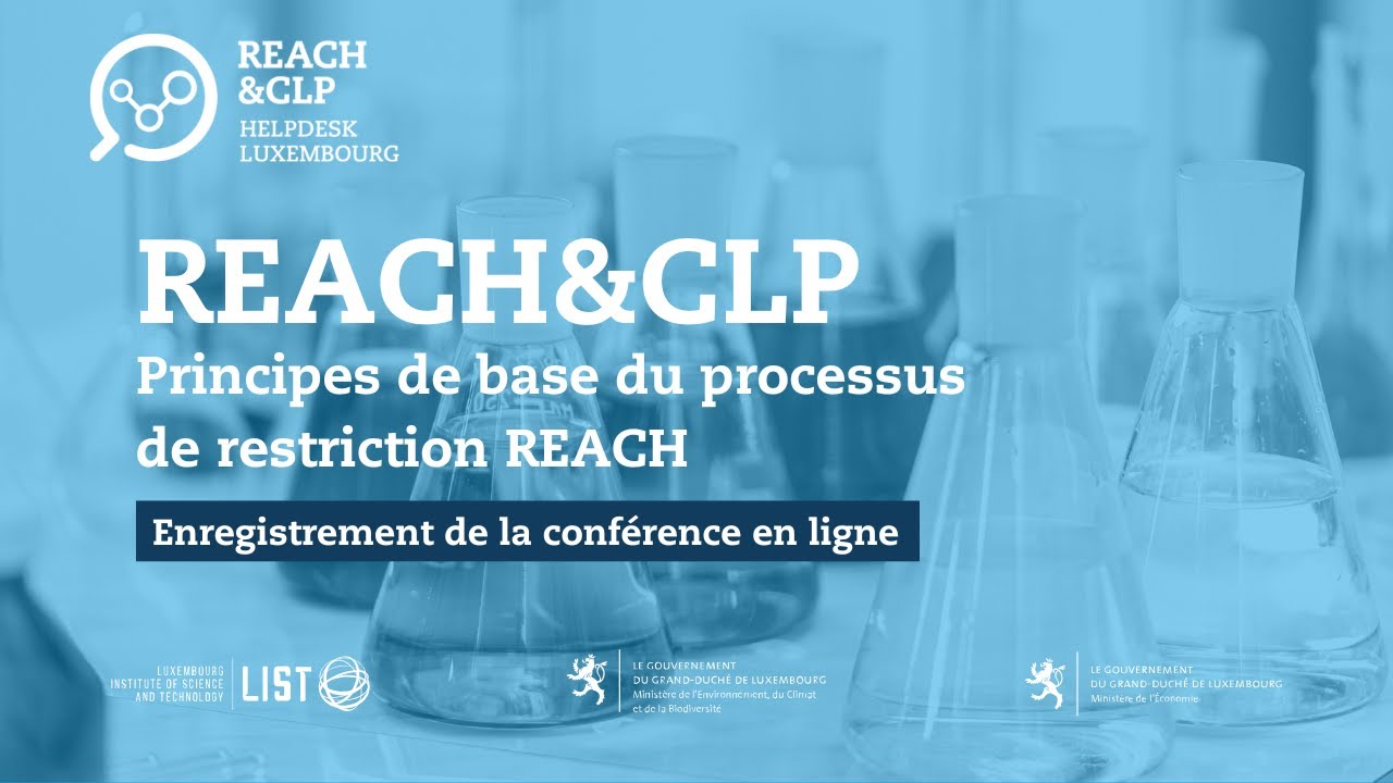REACH - procédure de restriction - YouTube