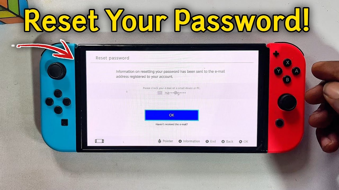 Nintendo Switch: How to Reset Forgotten Password - YouTube