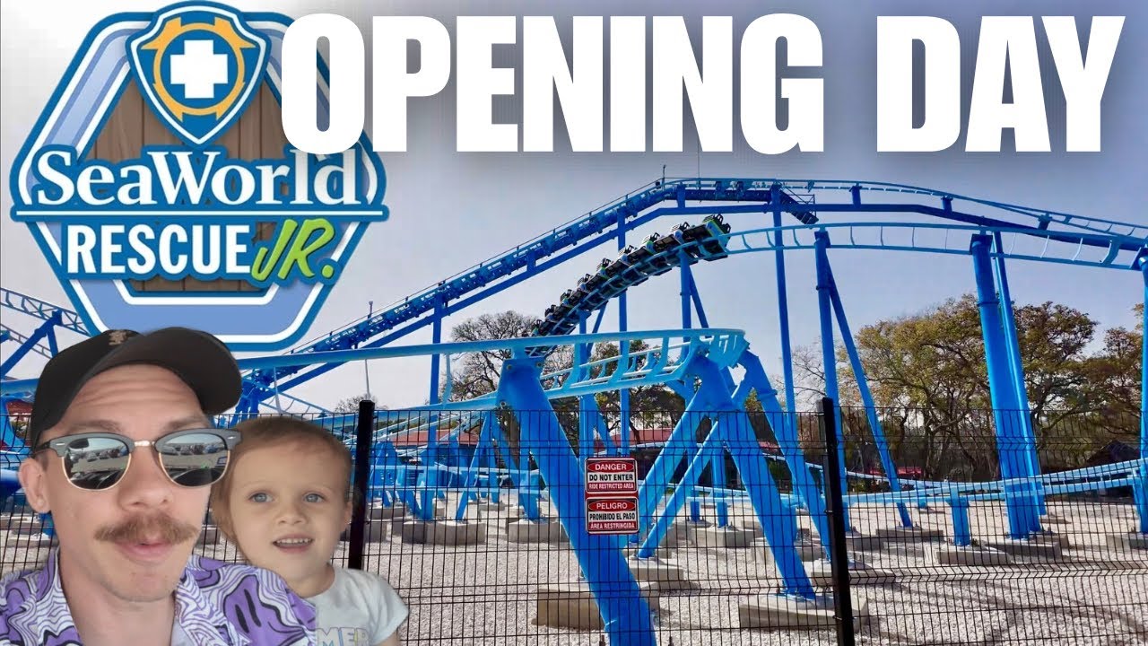 Rescue Jr. Grand Opening at SeaWorld San Antonio | Full Tour & Rides ...