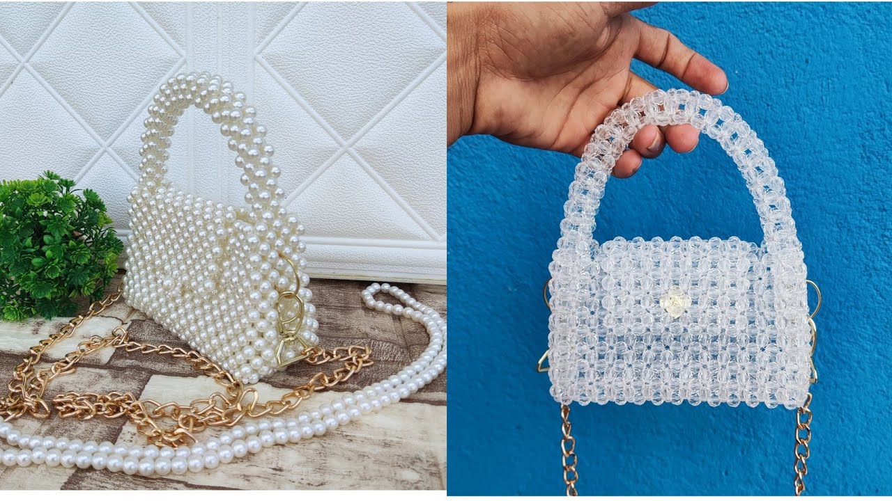 Bolsa de Pérolas Luxo Parte 1 - Beaded Bag - YouTube