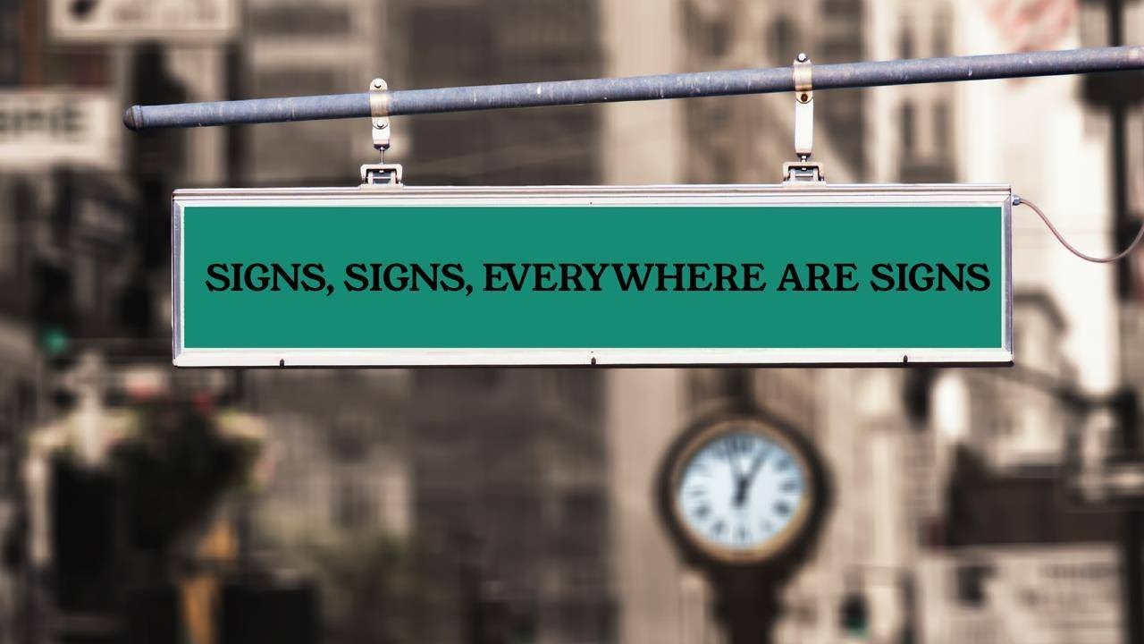 Crosswinds LIVE: Signs, Signs, Everywhere are Signs - YouTube