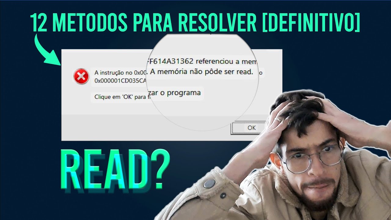 Erro memória não pode ser read resolva definitivamente! [12 métodos ...