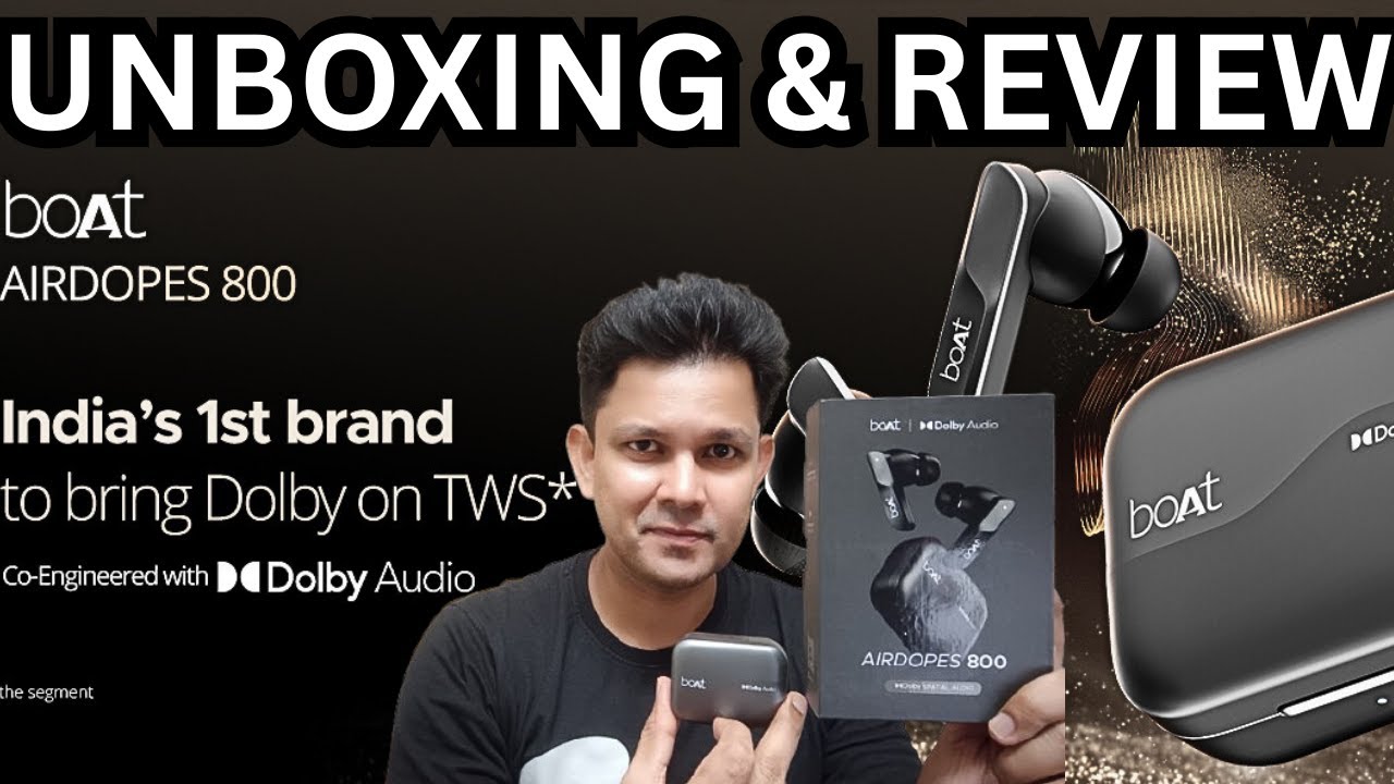 Boat Airdopes 800 Unboxing And Review - YouTube