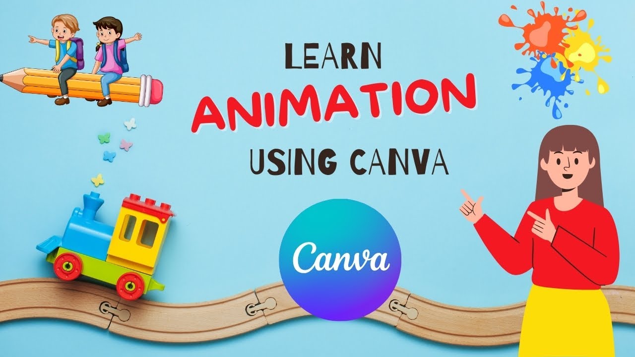 how to create kids educational video in canva - YouTube