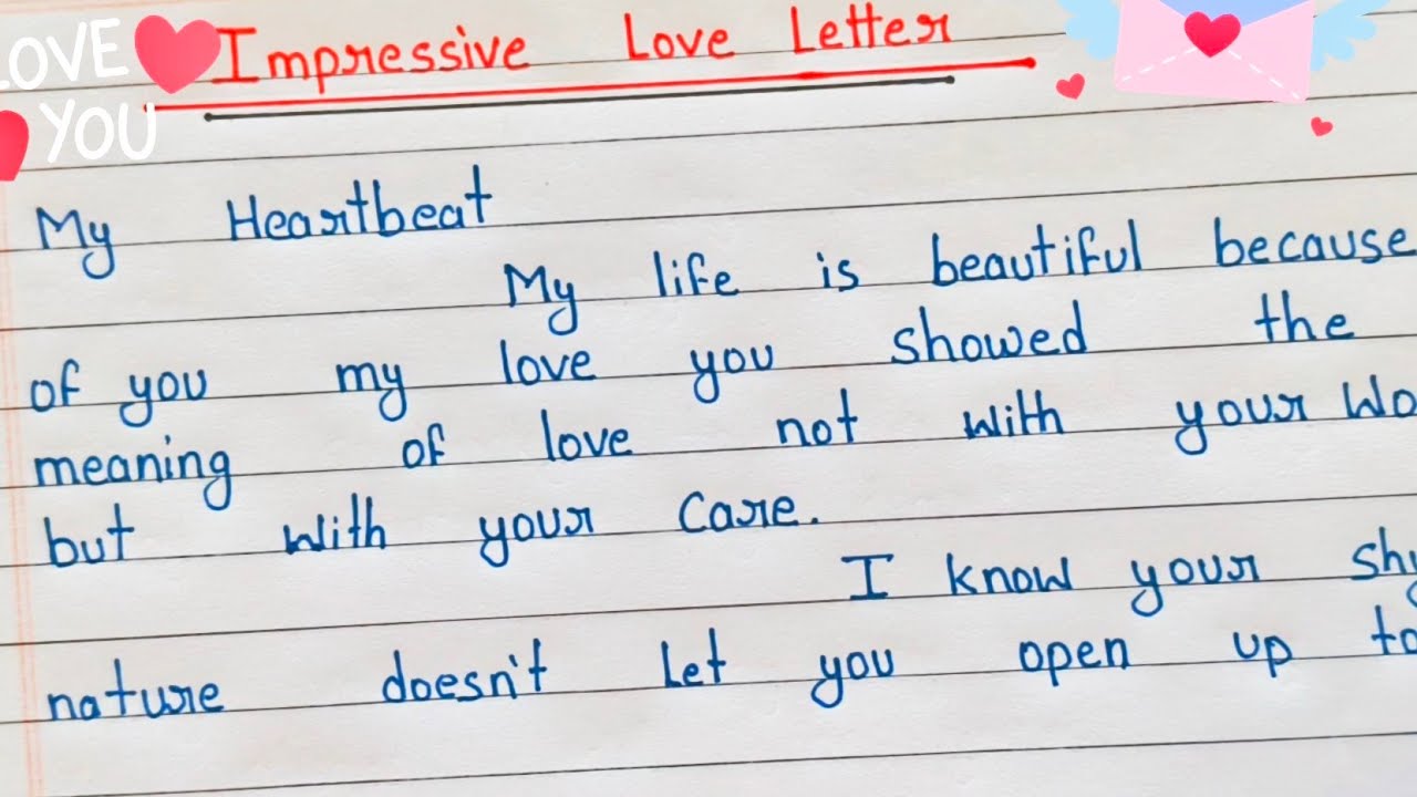 Easy on Impressive Love Letter/ Love Letter 💌 || Impressive Love letter ...