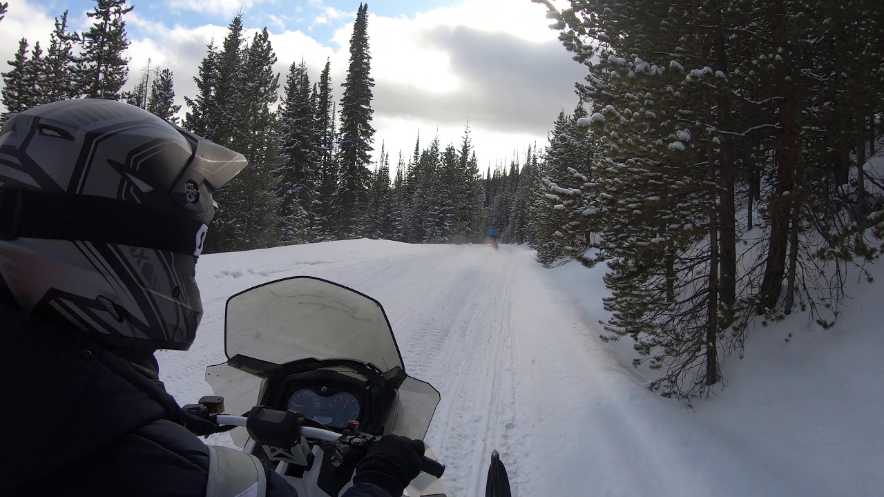 Fun Snowmobile Riding at Grand Lake, CO! First Time and We Loved It ...