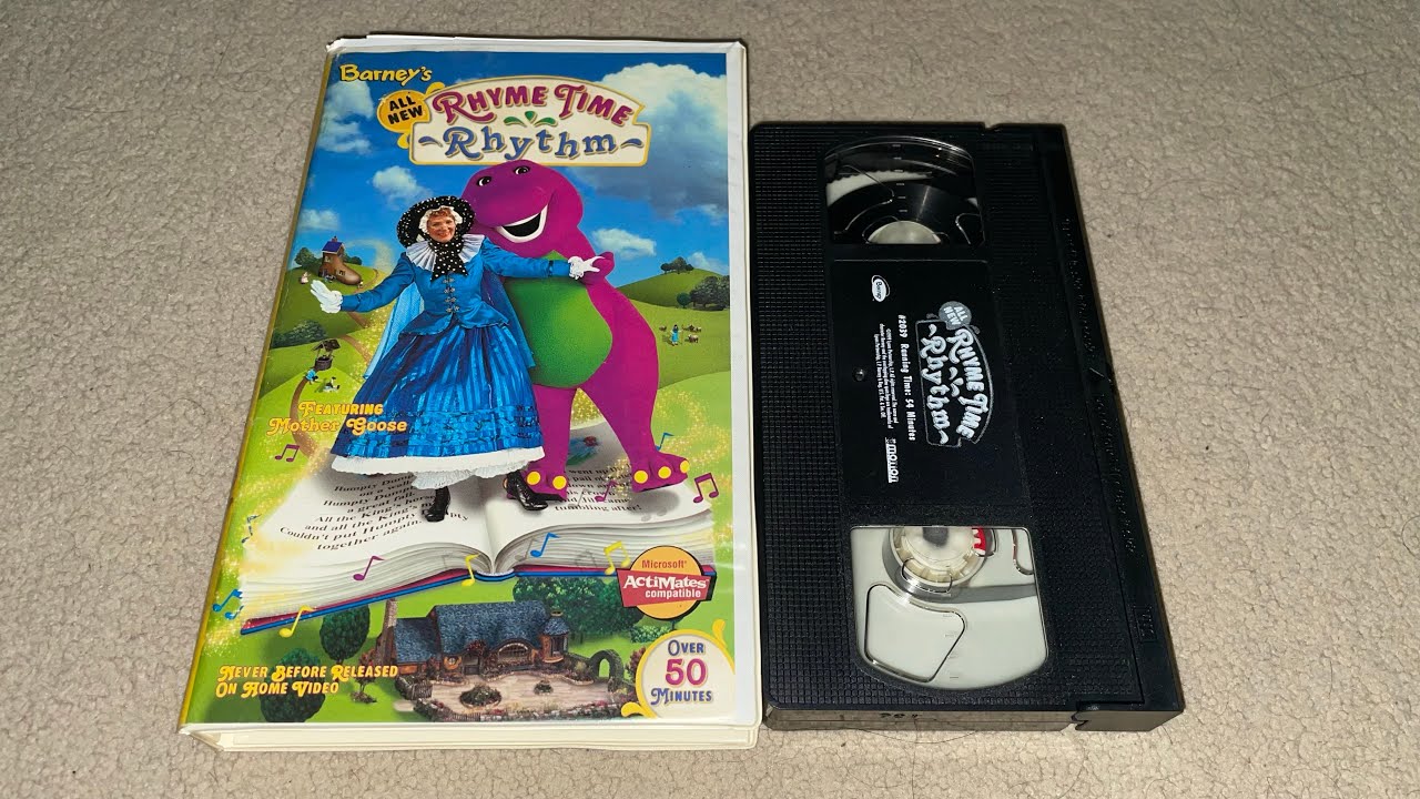 Opening And Closing To Barney’s Rhyme Time Rhythm 2000 VHS - YouTube