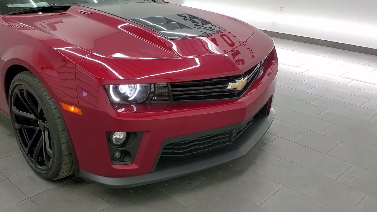 2015 Chevrolet Camaro ZL1 Crystal Red Tintcoat Used. walk around for ...