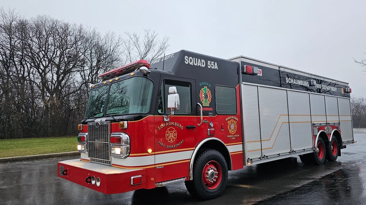 *RARE* Schaumburg Fire Dept Squad 55A - YouTube