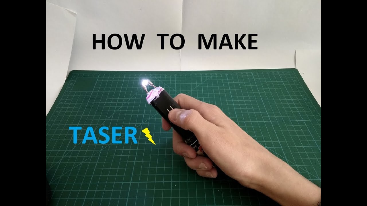 How to make a taser | Stun Gun - YouTube