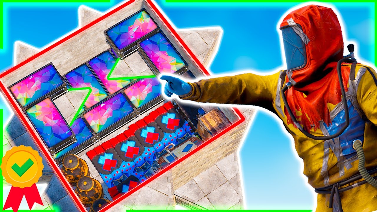 THE MOST COMPACT 2x2 RUST BUNKER BASE DESIGN 2022 - YouTube