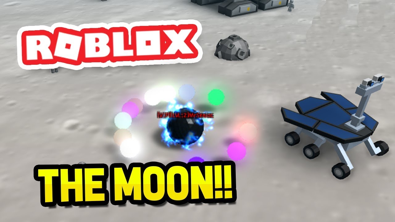REACHING THE MOON in ROBLOX BOULDER SIMULATOR - YouTube