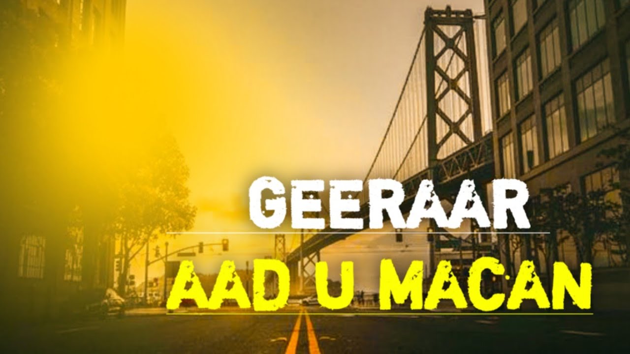 HAL__ILBIDHIQSI__WAXAAD__IGAGA__DHIGTAY__QOF__KUJECEL__GEERAAR__JACAYL ...