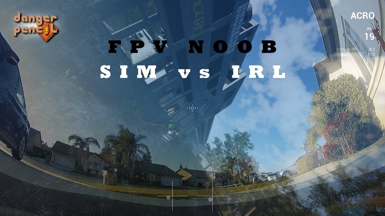 FPV NOOB - SIM vs IRL (this is not a fair comparison) - YouTube