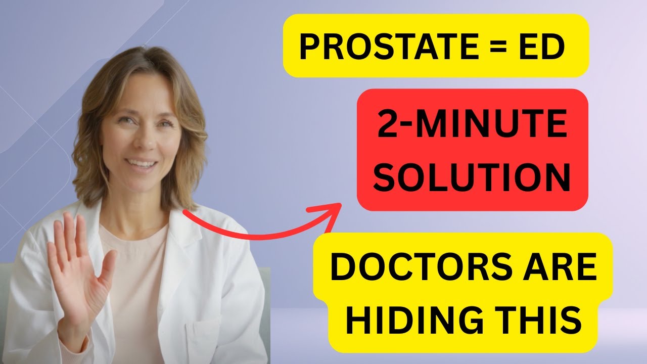 Enlarged Prostate? This 2-Minute Ritual Fixes ED FAST - YouTube