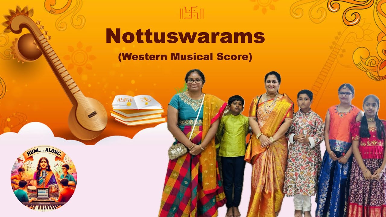 Medley of Sri Muthuswamy Deekshitar's Nottuswarams | Western Score ...